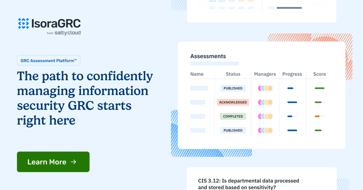 Isora GRC | GRC Assessment Platform™