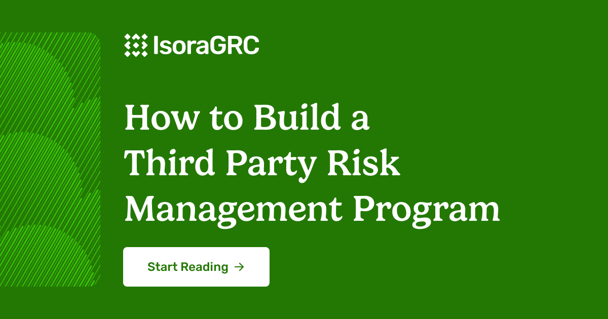 Build a Third Party Risk Management Program (Toolkit & Templates ...